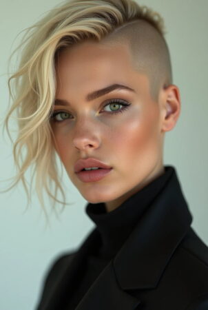 Undercut Female Hair, Side Shave Pixie Hairstyle - Buzztify