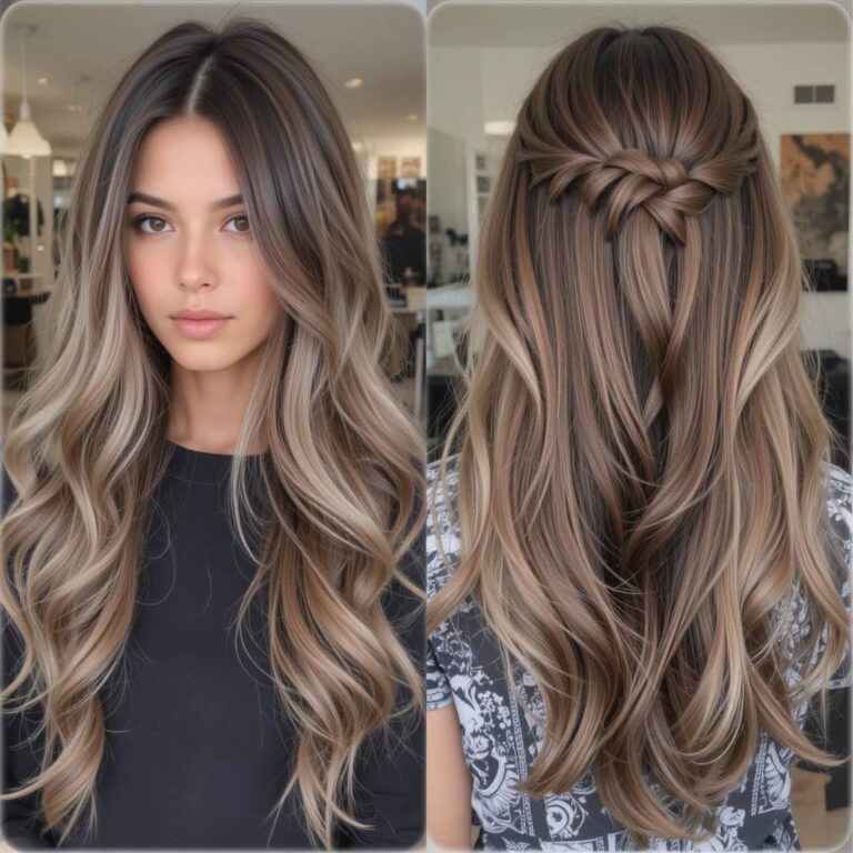Ash Brown Hair with Highlights, Stunning Brunette Hair Color Ideas ...