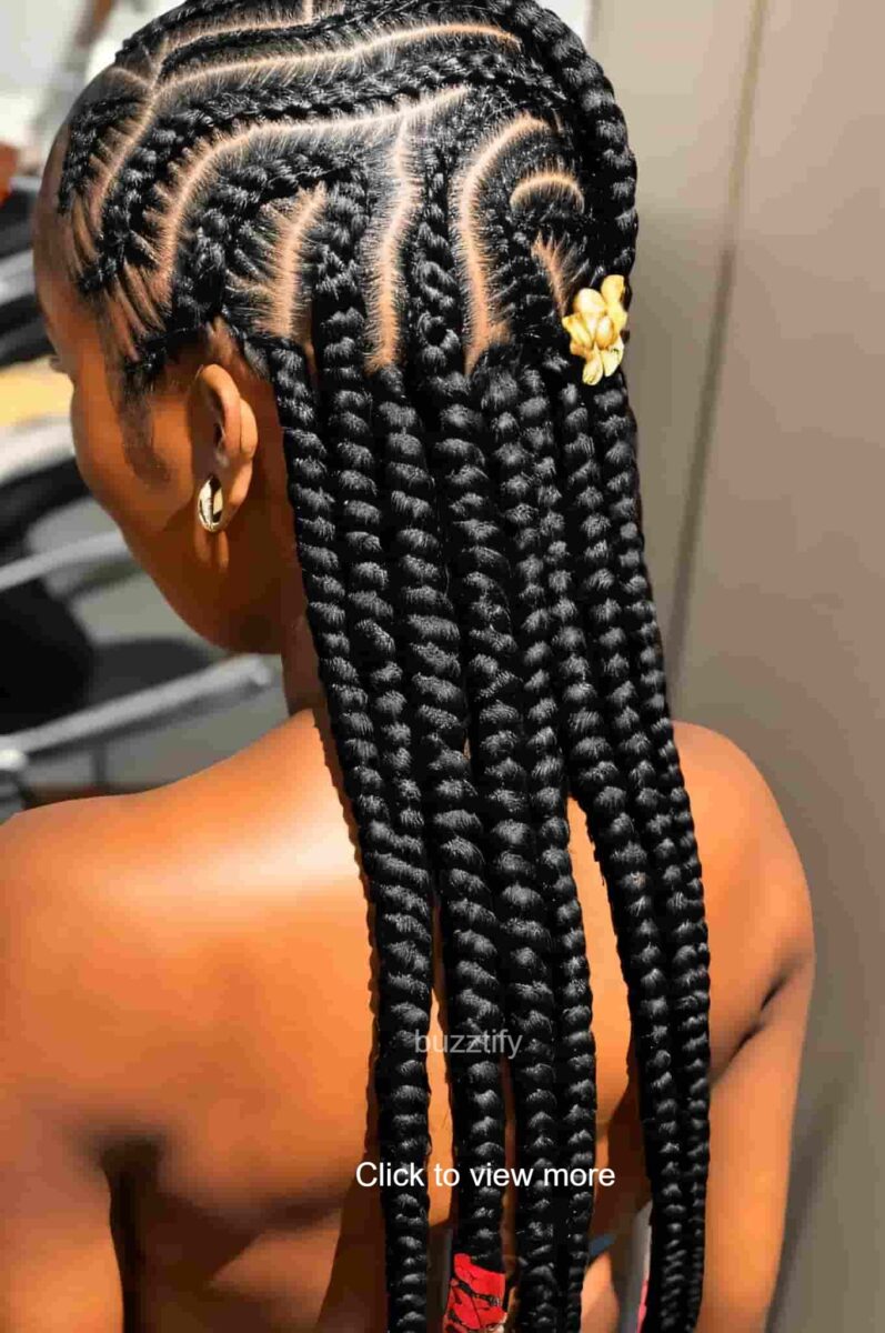 Boho Braids, Boho Plait and Fulani Braids Tribal with Curls Trending ...