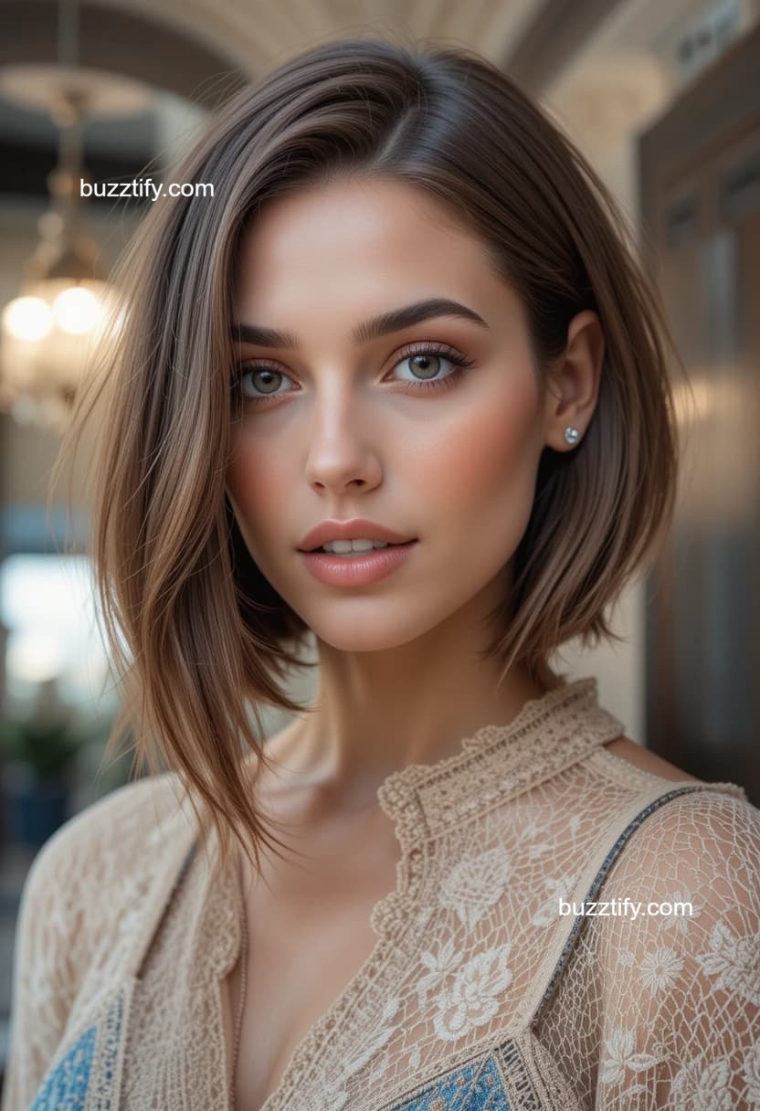 Asymmetrical Bob Sleek Hairstyle Ideas: Sharp & Unforgettable - Buzztify