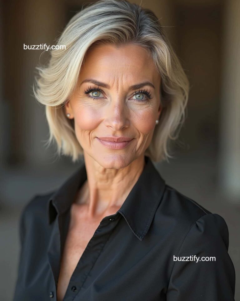 Short Haircut Ideas for Women in Their Late 40s - Buzztify